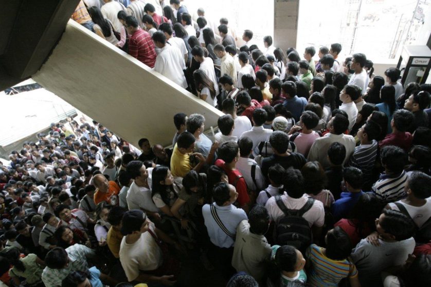 14 fotos que mostram que o mundo está muito lotado